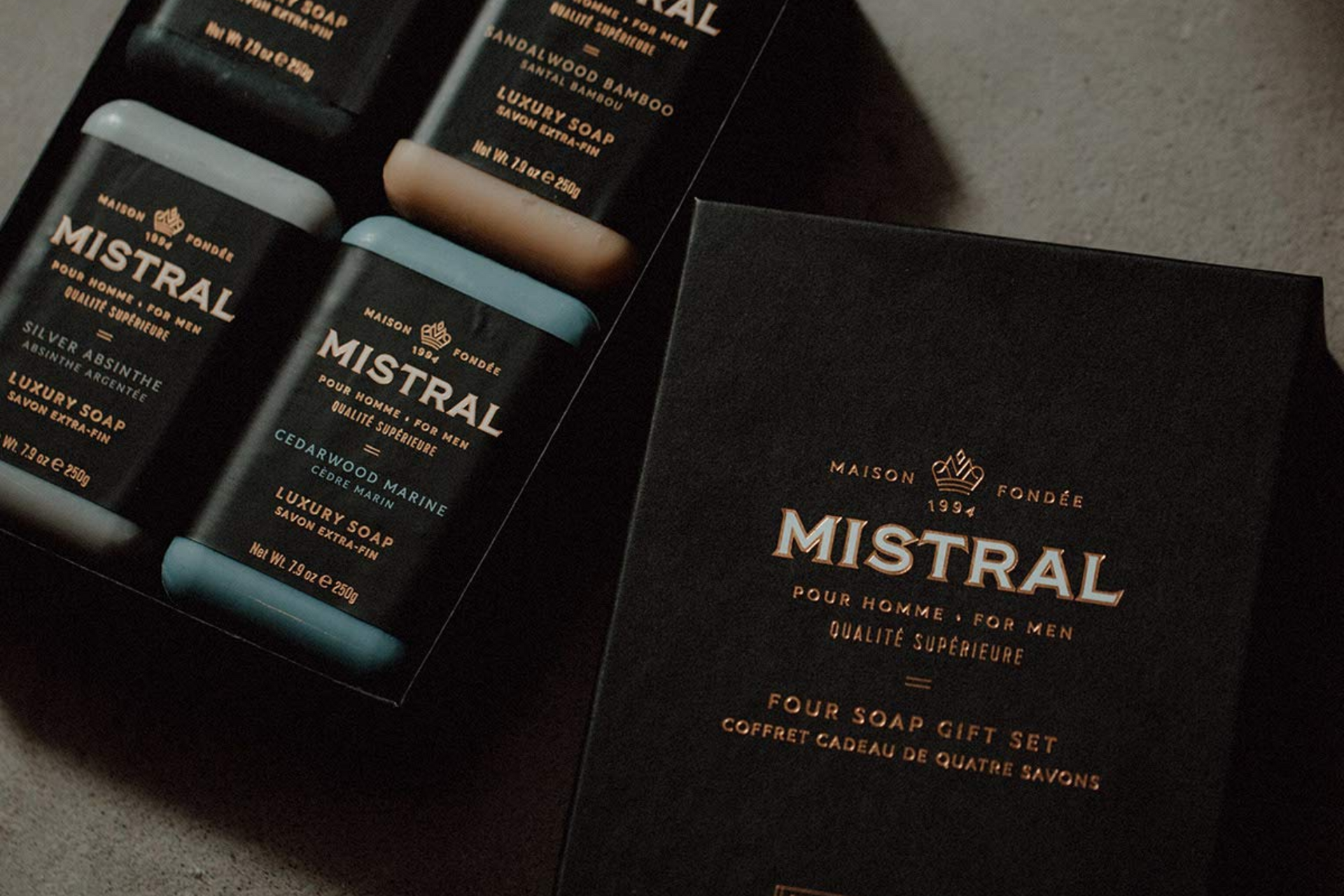 Mistral - Bar Soap - 250g. Shop Men's Accessories. Premium Denim ...